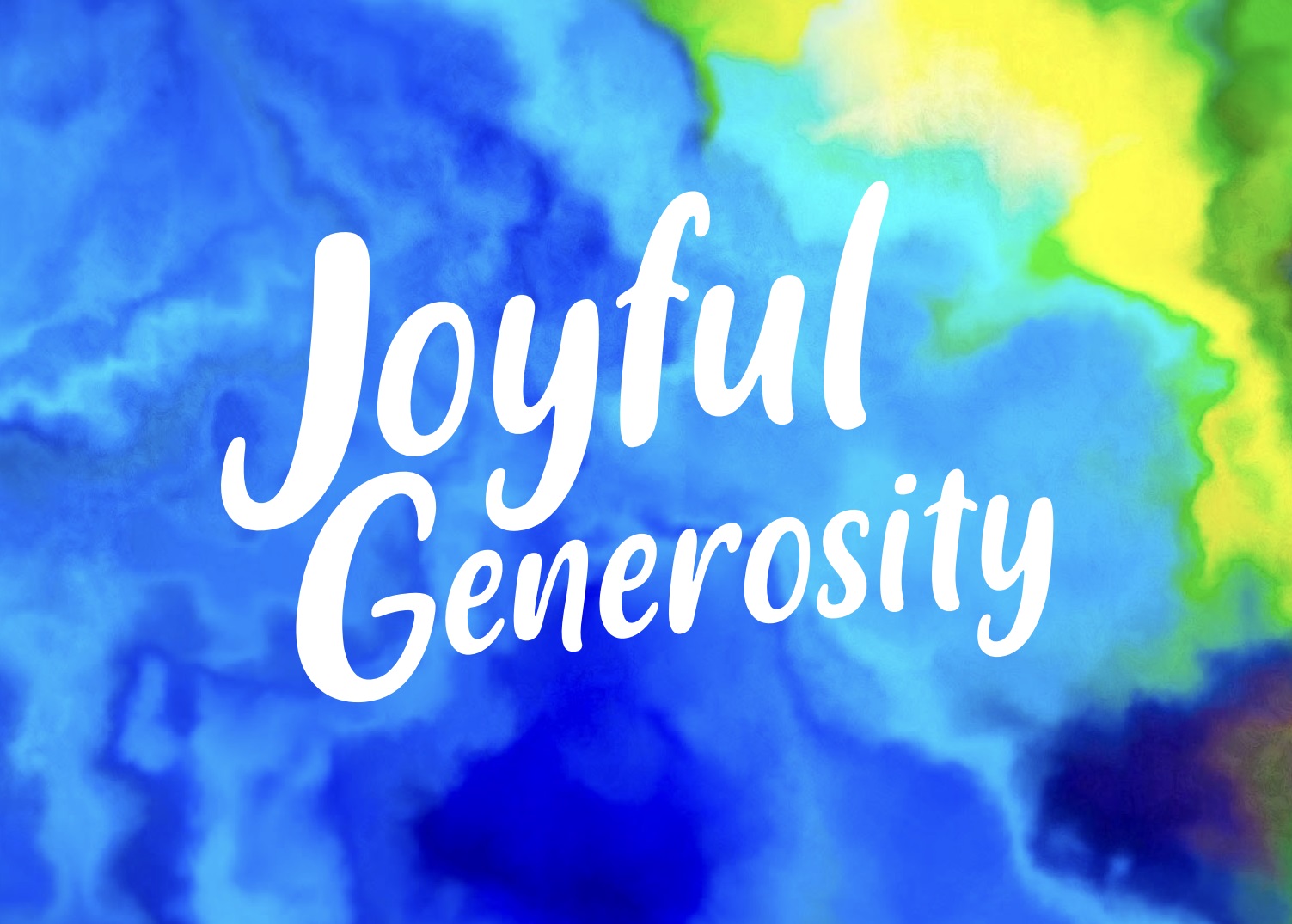 Joyful Generosity - Acts 4 & Acts 6 - Generosity of the Church - Greyfriars